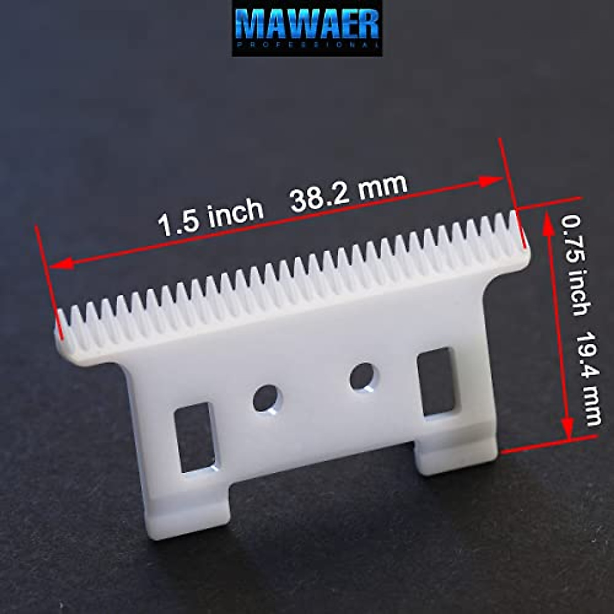 MAWAER 2PCS Ceramic Blade for BabylissPro FX787 FX707 Trimmer (FX787G/FX787B2/FX787RG/ FX787S) and FX726