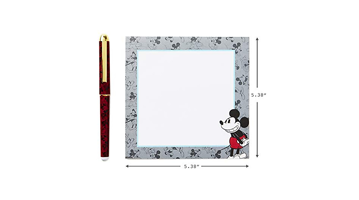 Hallmark Disney Mickey Mouse Notepad & Pen Set - 3 Sizes