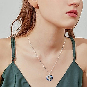 ONEFINITY Llama Gifts 925 Sterling Silver Llama Necklace Crystal Alpaca Pendant Jewelry for Women Gifts