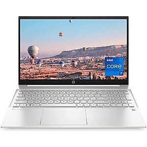 HP 2023 Pavilion 15.6" FHD IPS Touch Laptop Intel 10-Core i7-1255U NVIDIA GeForce MX550 2GB GDDR6 32GB DDR4 1TB NVMe SSD HDMI WiFi AC USB-C Backlit Keyboard Webcam Windows 11 Pro w/RE Accessories