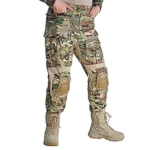 Men Combat Tactical Trousers Fishing Swat Soldiers Hunting Equipment Army Camo1 Pants Gray XXL