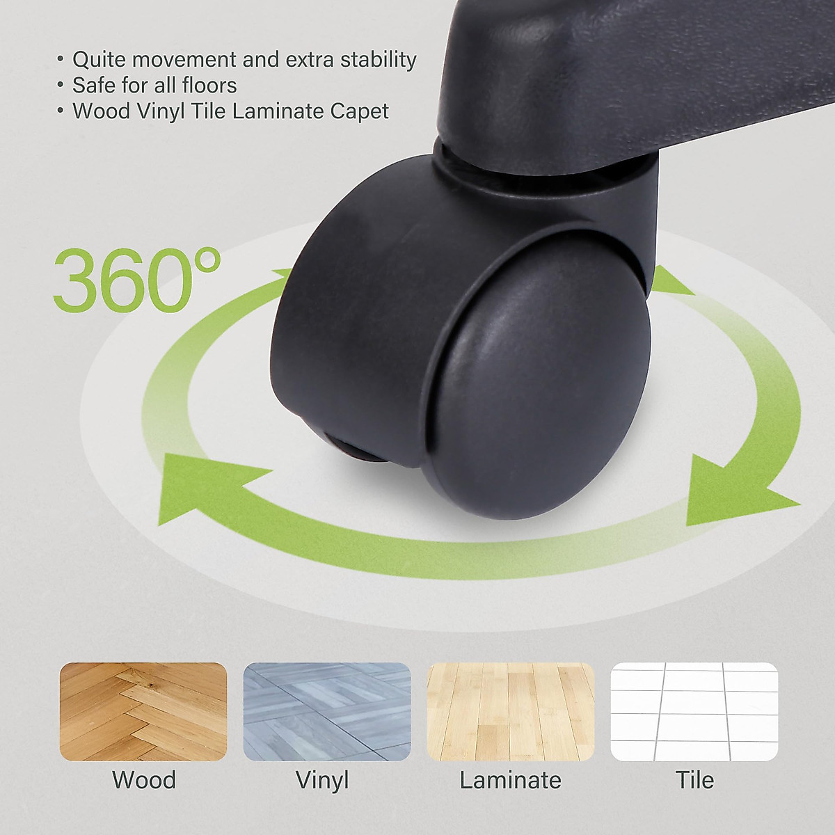 Adjustable Hydraulic Rolling Swivel Salon Stool Chair Tattoo Massage Facial Spa Stool Chair Black (White)