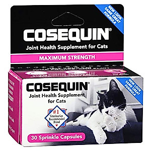 Nutramax Cosequin Joint Health Supplement for Cats - With Glucosamine and Chondroitin, 30 Capsules