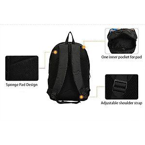 Teen Captain Underpants Casual Rucksack-Student Water Resistant Bookbag Durable Travel Bag for Outdoor