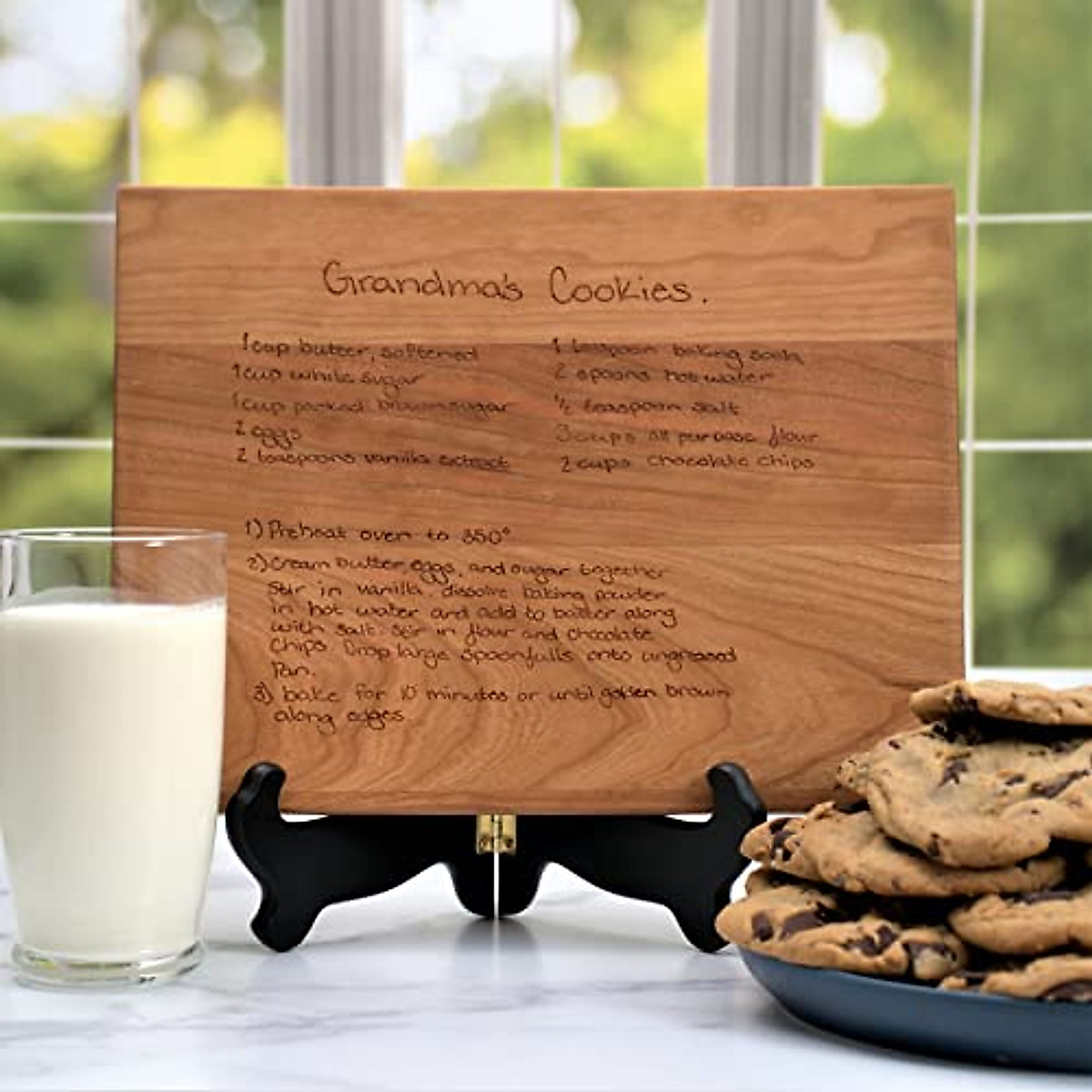 Blue Ridge Mountain Gifts Personalized Laser Engraved Recipe Cutting Board - Wood Cutting Board - Custom Cutting Boards - Great as Wedding Gifts, Mothers Day Gifts, Mother In Law Gifts, Marriage Gifts