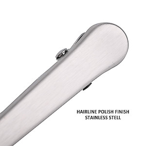 Flammi Set of 6/12 Bag Clips Stainless Steel Air Tight Sealing Clips (Set of 6)