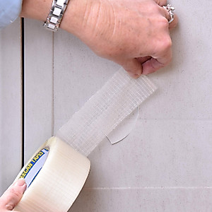 Gaffer Power Clear Filament Duct Tape | Heavy Duty Waterproof Strapping Tape for Repairs | Sealing, Shipping, Packing | Residential, Commercial and Industrial Uses | 2 Inch x 30 Yards