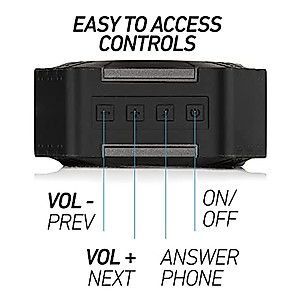 Braxus Solar Bluetooth Speaker, Golf Cart Bluetooth Portable Speaker, TWS, 5w, 30+ Hours Playtime/Outdoor Portable Speaker Solar Charger IPX6 Waterproof Bluetooth Speaker