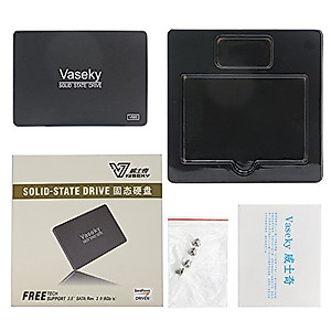ECOiNVA Vaseky SATA MLC SSD Hard Drive Disk 120G 240G 350G 480G 2.5 Inch Laptop Desktop Computer Solid State Drive Noiseless Hotless Shockproof (240G)