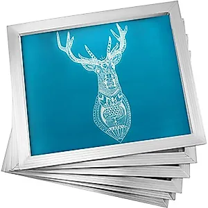 VEVOR Silk Screen Frame 6 Pieces Aluminum Silk Screen Frame 20x24 Inch Silk Screen Printing Frame with White 110 Count Mesh
