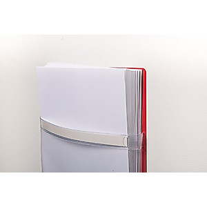 Charles Leonard Magnetic Pockets 26400, Holds up to 2.5 Pounds, 4-Pack, Assorted Colors, 4 Pack