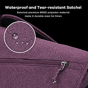 OIWAS Messenger Bag for Women, 14 Inch Laptop Crossbody Bags Men Casual Satchel Shoulder Bag College Travel Office Briefcase