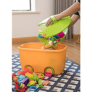 Gardenised Pair of Leaf Scoops, Hand Rakes for Lawn and Garden Cleanup (QI003286)