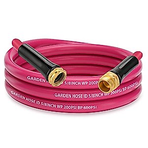 PAULINN RV Camper Garden Water Hose 5/8 in 10 FT | Drinking Fresh Water Hose for Garden RV Camper Boats Water Hose | Food Grade, Phthalate, BPA Free | No Kink and Flexible Garden Water Hose