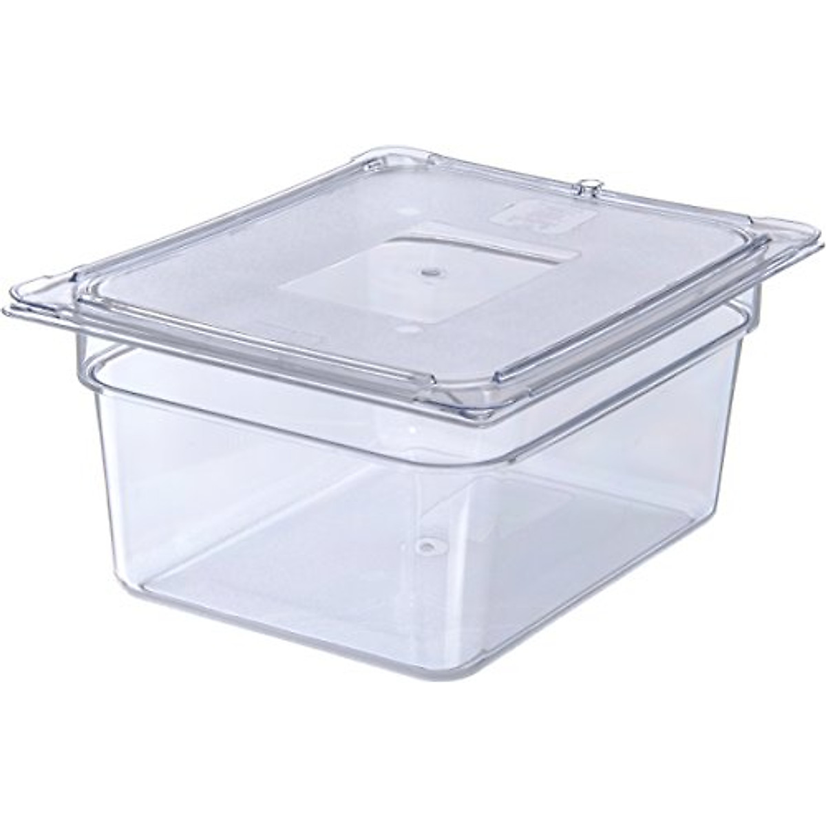 Carlisle FoodService Products 10236U07 StorPlus Half Size Polycarbonate Universal Flat Surface Food Pan Lid, Clear
