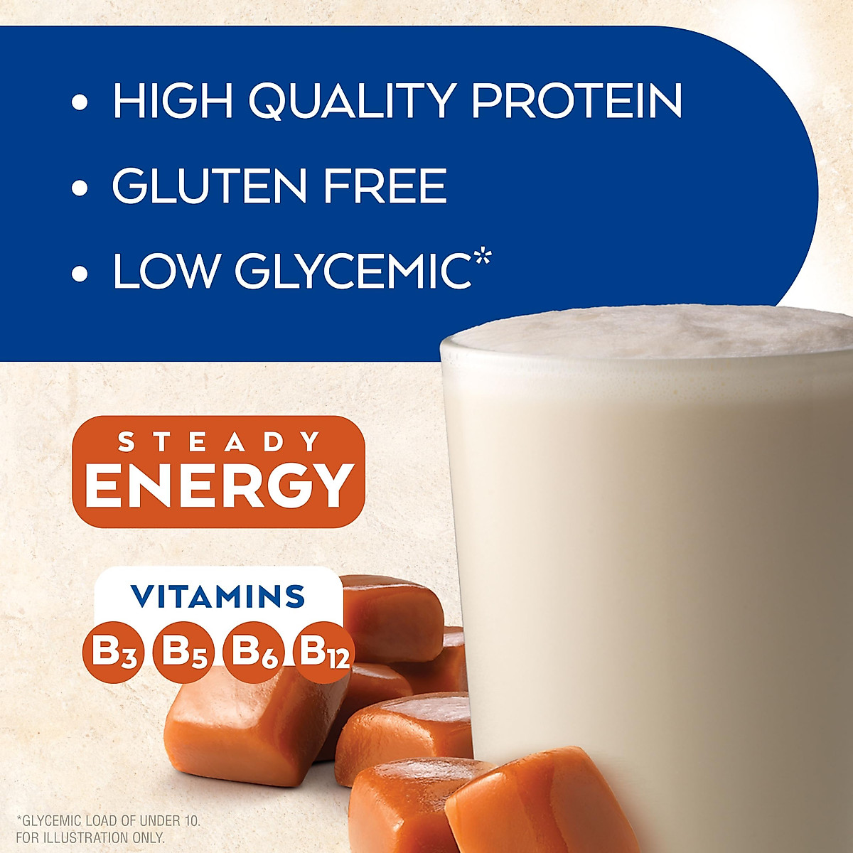 Atkins Atkins Energy Shake Creamy Caramel, 4 Count (Pack of 3)