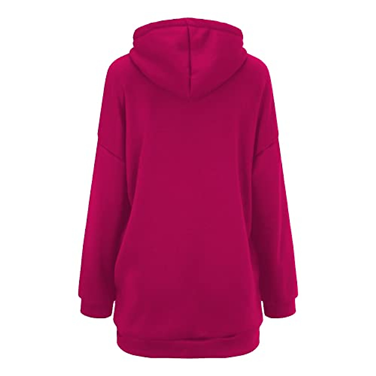 Pongfunsy Sweatshirts Hoodies for Women Trendy Y2k Loose fit Long Sleeve Long Sleeve Comfy Fall Casual Tops Shirts Hot Pink