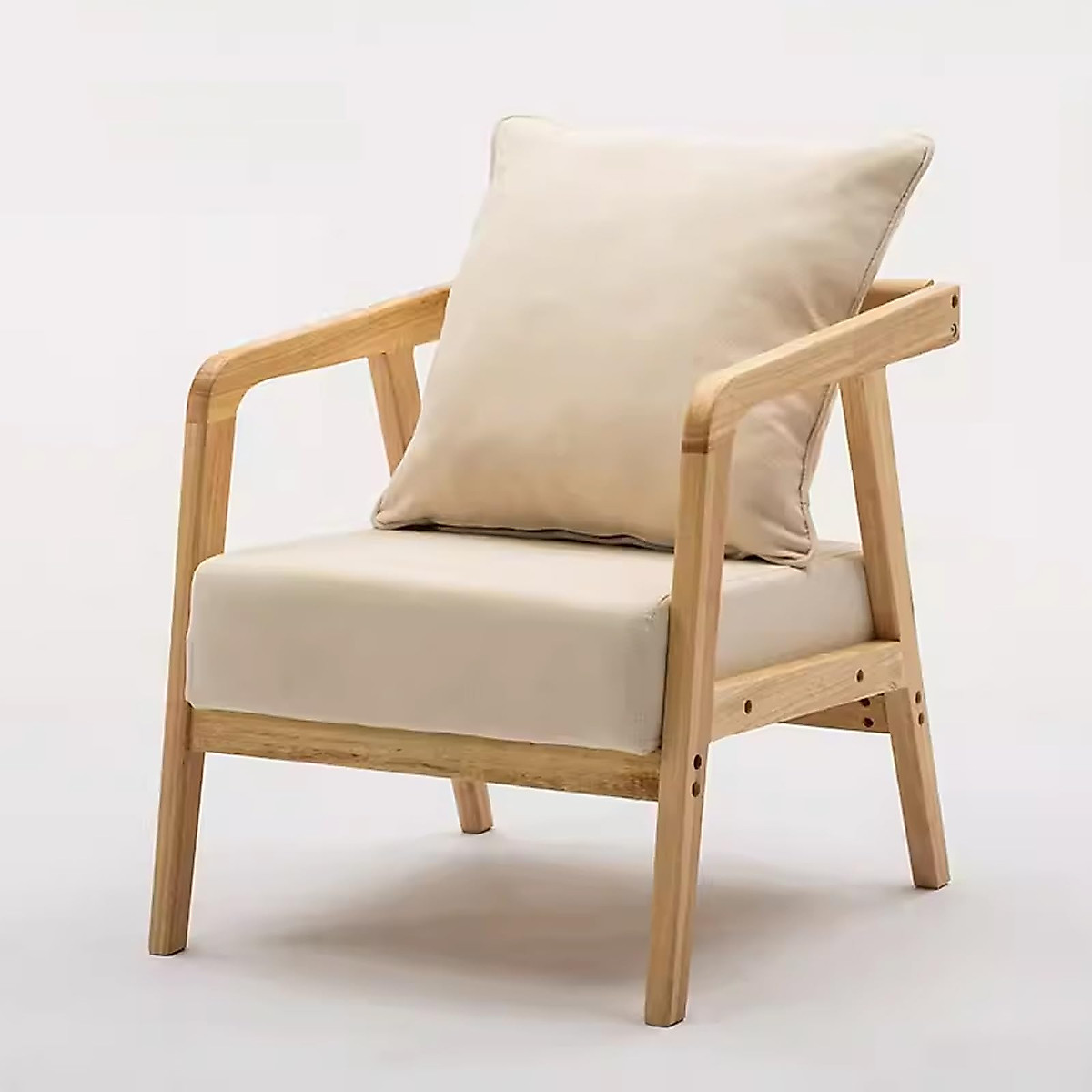 Accent Chair Armchair Upholstered Living Room Chairs Modern Club Chair Guest Reception Couch Comfy Single Sofa for Reading Bedroom (Color : F)