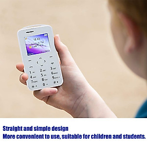 Unlocked Cell Phones, 1.77inch Multi-Languages Mini Card Mobile Phone Support Memory Card with Alarm Clock, Calculator, MP3 for Students.