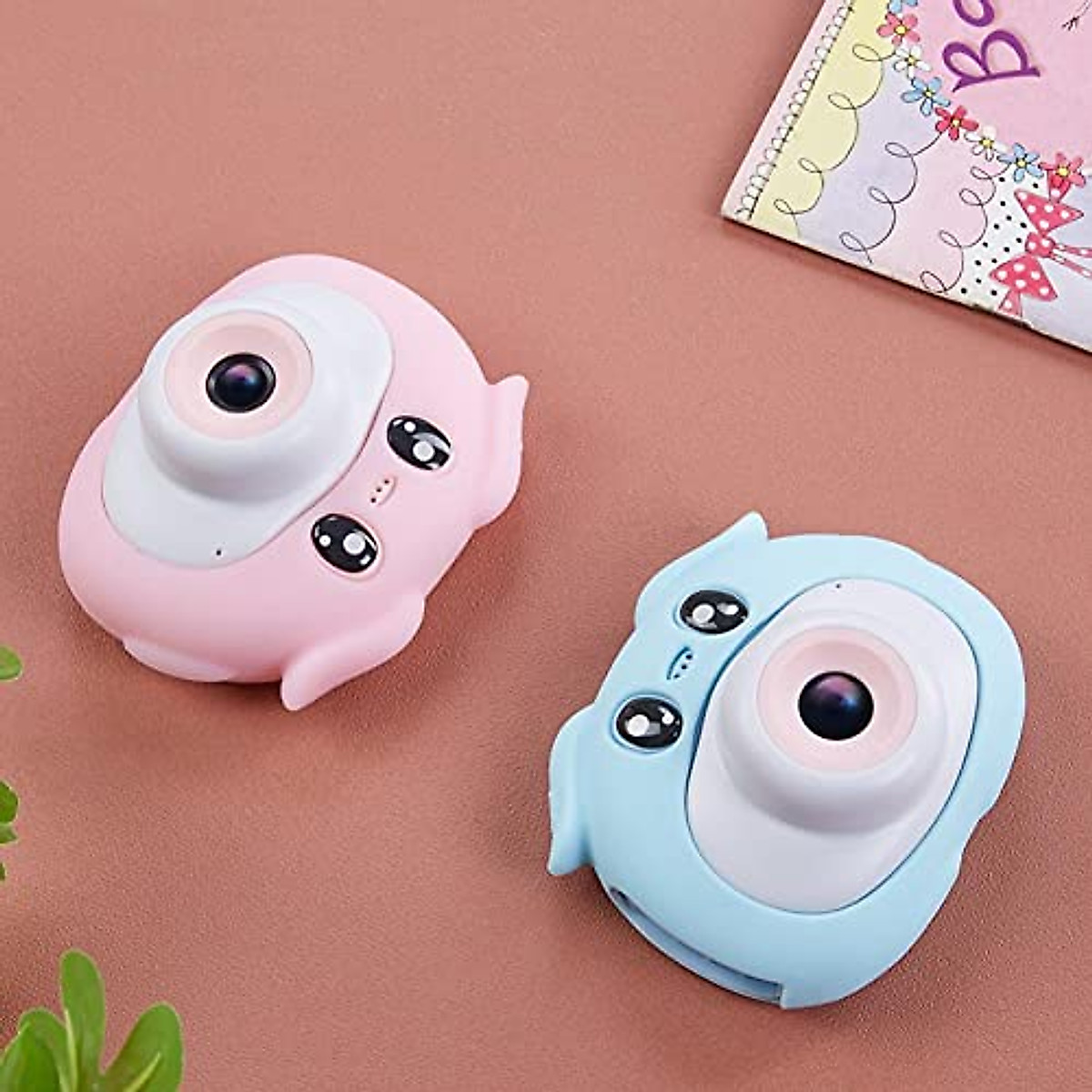 KRONDO Digital Camera,Mini Kid Camera Christmas Birthday Gifts for Boys Age 3-9, HD Digital Video Cameras for Toddler, Portable Toy for 3 4 5 6 7 8 Year Old Boy 32GB SD Card