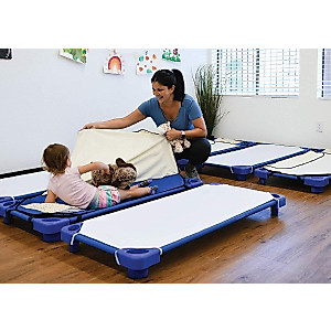 Daycare Cot Sheets -Daycare Cot Sheets for Toddler and Preschool -Poly Cotton Fabric- Pre-School Cot Sheet- Cot Bed Fitted Sheet- Pack of 6 (22" W X 52" L) - Burgundy