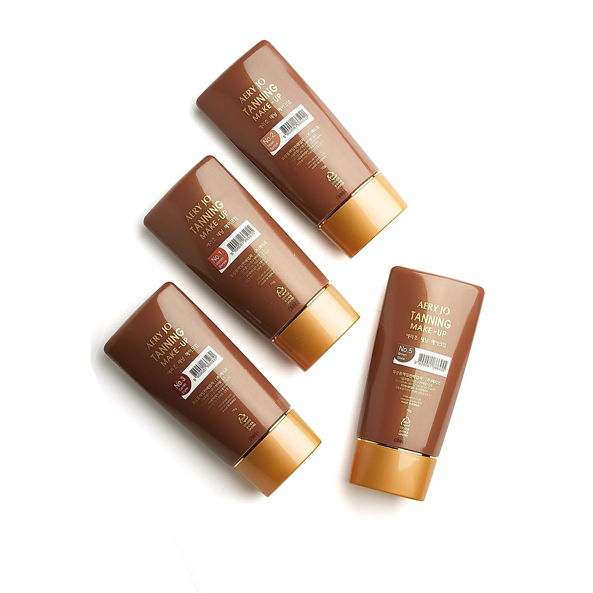 Aery Jo Instant Tanning Makeup for Latin Dancer - #3 Garnet Stone 70g