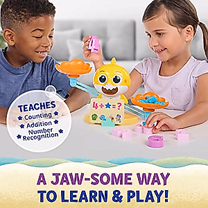 WowWee Baby Shark's Big Show! Sea-Saw-Counting Game – Educational Toy for Toddlers – Kids Math Toys