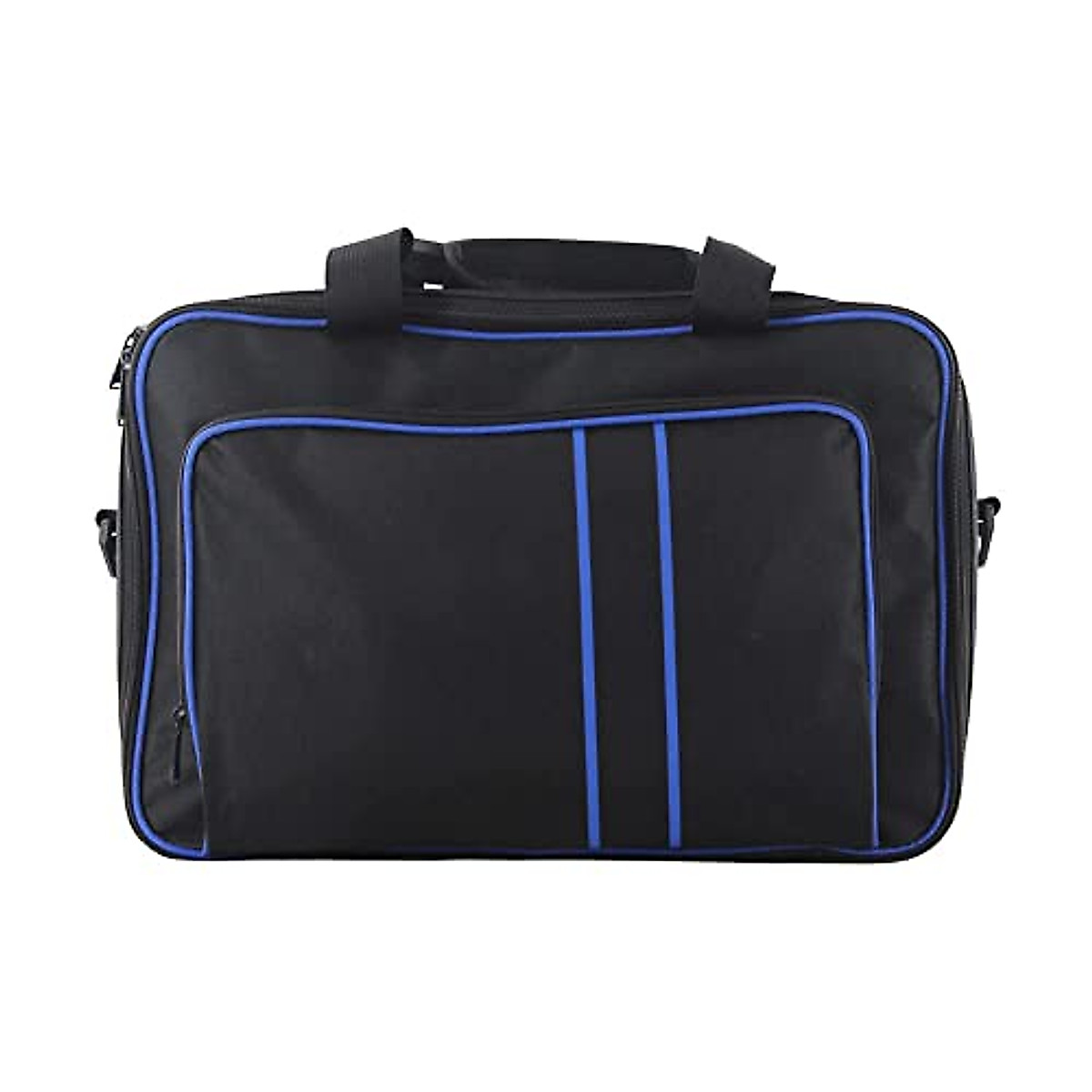 PS5 Travel Carrying Case Game Console Accessories Storage Bag with Strap Waterproof Protective Shell for PS5 (Blue)