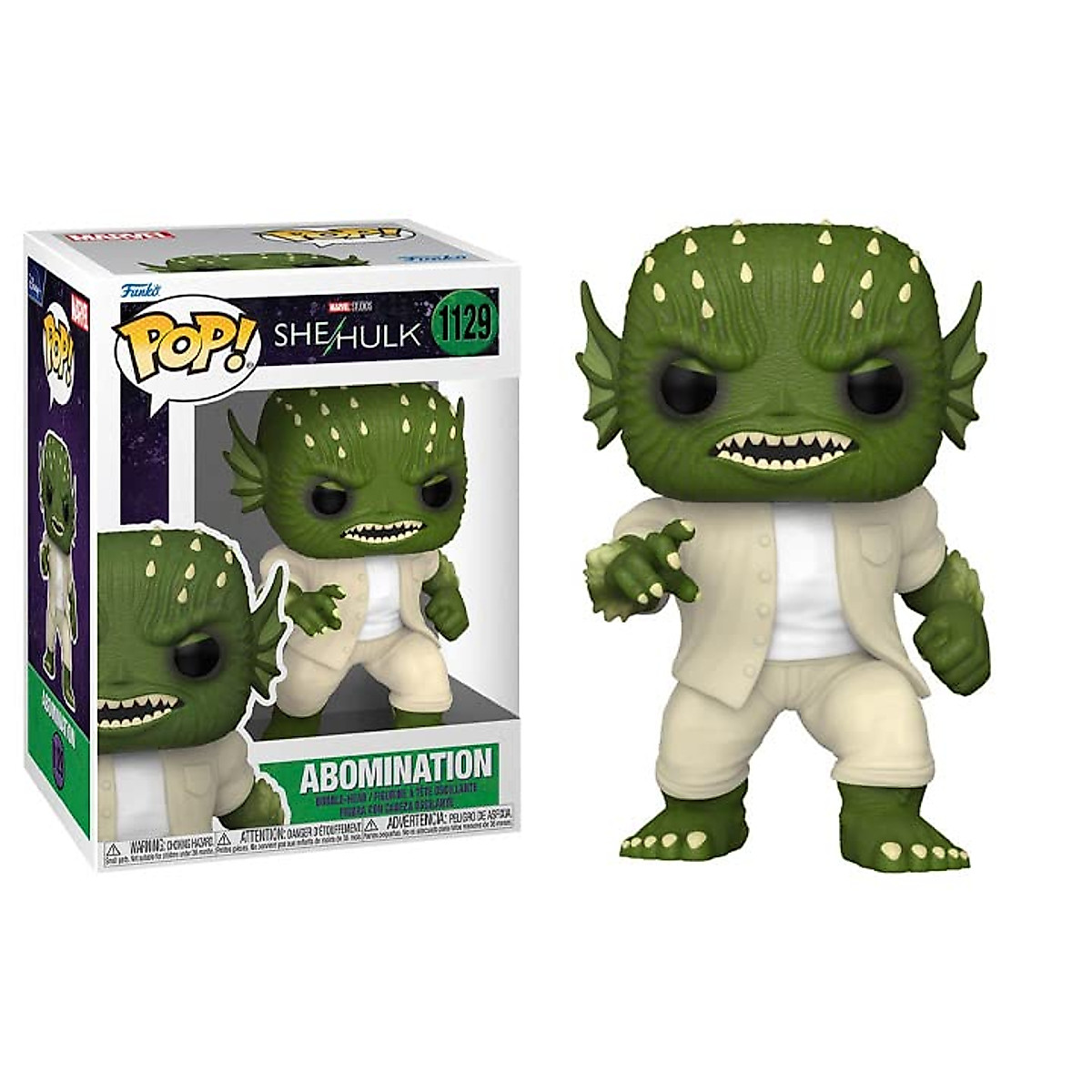 POP Marvel: Attorney at Law - Abomination Funko Vinyl Figure (Bundled with Compatible Box Protector Case), Multicolor, 3.75 inches