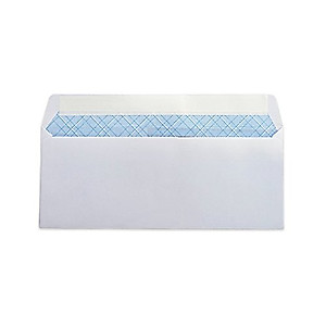 Self Seal Double Window Security Envelopes (#8 - Box of 500), for Quickbooks Checks (3 5/8" x 8 11/16")