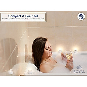 Royal Imports Tea Light Candles, Clear Plastic Cup Unscented TeaLights, 8 Hours Long Burn Time for Wedding, Holiday, Birthday, Parties, Home Decor, 100 Pack