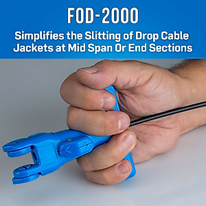 Jonard Tools TK-108 Fiber Optic Mid Span Slit & Ring Tool Kit (1.2 mm-18.2 mm)