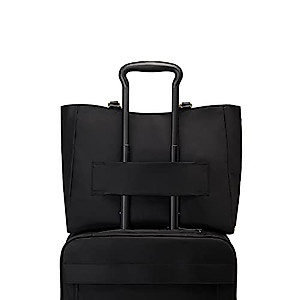 TUMI Voyageur Valetta Large Tote - Black/Gold