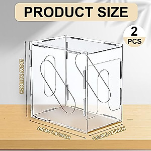 Sintuff 2 Pcs Breast Milk Storage Tower Clear Breast Milk Freezer Storage Organizer Reusable Breastmilk Storage Container Breastmilk Freezer Organizer Breastfeeding Essentials, Storing Freezing Milk