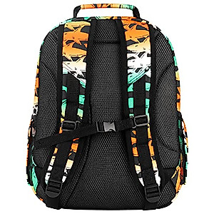 Choco Mocha Hawaii Shark Backpack for Boys Backpacks for Elementary School Backpack for Kids Backpack Boys 17 inch Backpack for Boys Shark Bookbag with Chest Strap 5-7 6-8 School Bag 2nd 3rd Grade