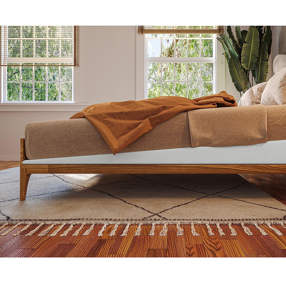 Avana Mattress Elevator - Under Bed 7-Inch Incline Foam Support, Twin