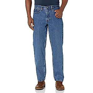 Levi's Men's 550 Relaxed Fit Jeans (Also Available in Big & Tall), Medium Stonewash, 38W x 29L