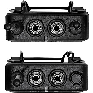 POLSE UWM-2 2-Person Camera-Mount Wireless Omni Lavalier Microphone System for Cameras and Smartphones (538 to 586 MHz)