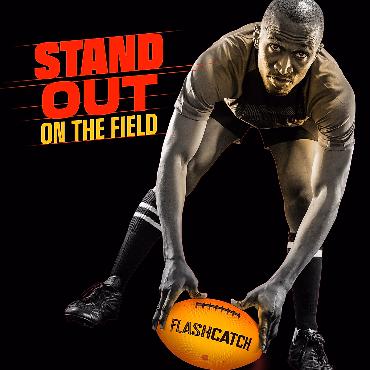 Light Up Football - Glow in the Dark Ball - NO 6 - Outdoor Sports Birthday Gifts for Boys 8-15+ Year Old - Kids Teenage Youth Easter Gift Ideas Activity - Boy Toys Stuff Ages 8 9 10 11 12 13 14 15