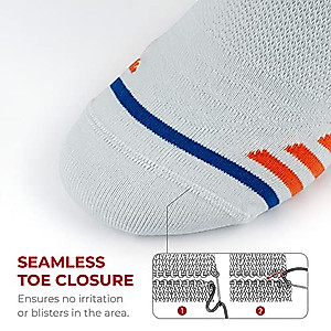 GoWith 6 Pairs Rayon Made From Bamboo Colorful Sneaker Socks, Athletic Thin Ankle Socks, Seamless Low-Cut Golf Socks for Men & Women, L/XL, Multicolor-4, Model: 3150