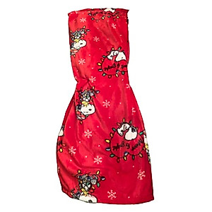 Christmas Merry & Bright Snoopy and Woodstock Holiday Oversized Plush Throw Blanket 50" x 70"