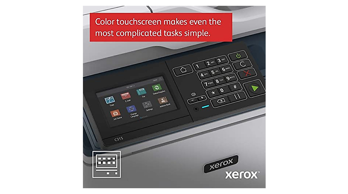 Xerox C315 Color Multifunction Printer - All-in-One Wireless Laser Printer