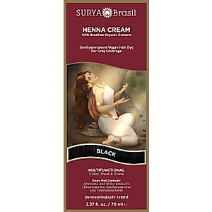 Surya Brasil Henna Cream, Black 2.37 oz