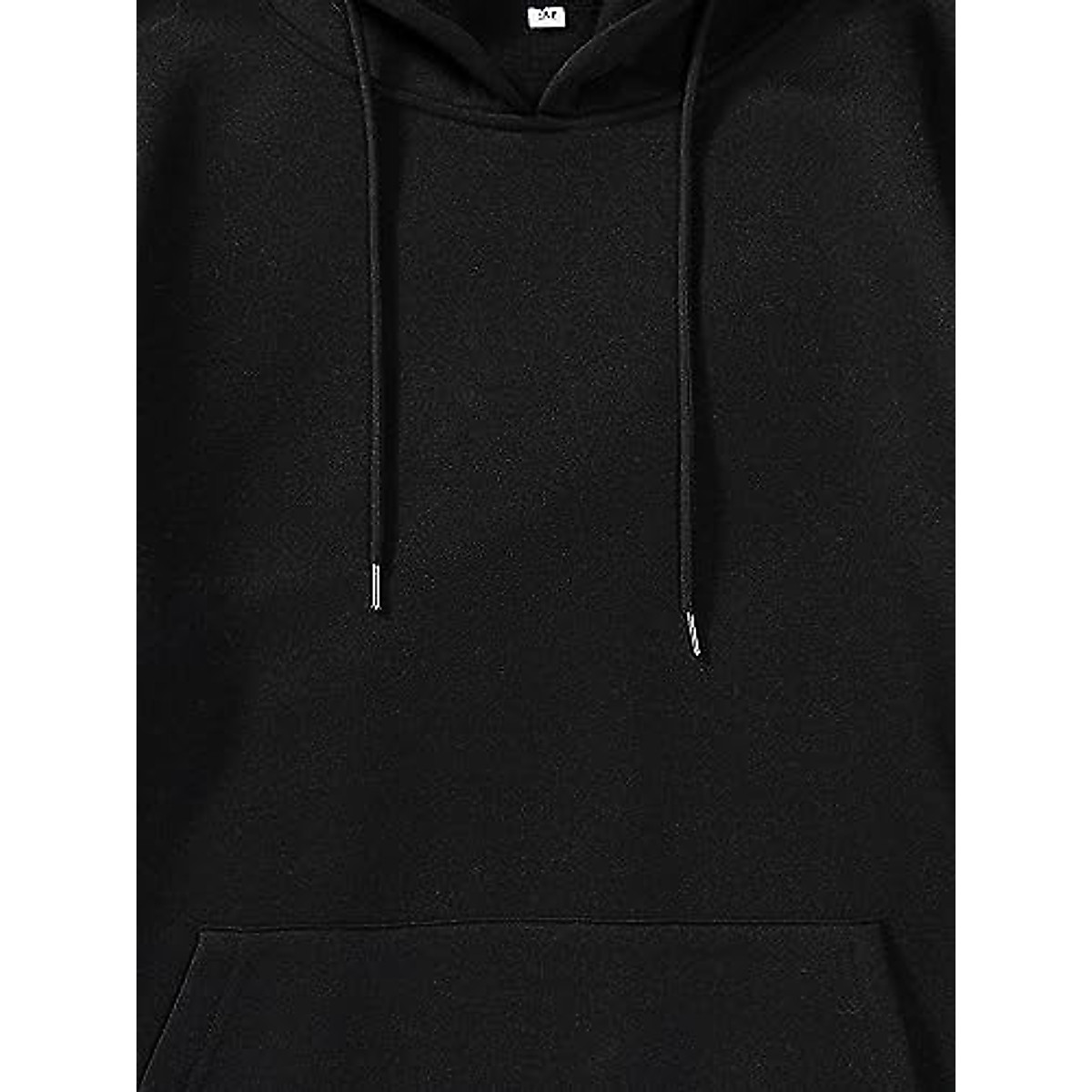 COZYEASE Men's Y2K Graphic Hoodies Oversized Vintage Sweatshirts Long Sleeve Slogan Letter Drawstring Streetwear Black L