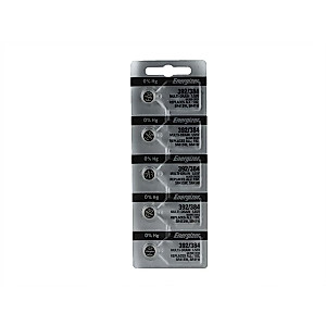 Energizer 392/384 Silver Oxide Battery: Card of 5