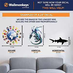 Wallmonkeys WM164901 Chihuahua Cartoon Peel and Stick Wall Decals, 18" H x 13" W-Small