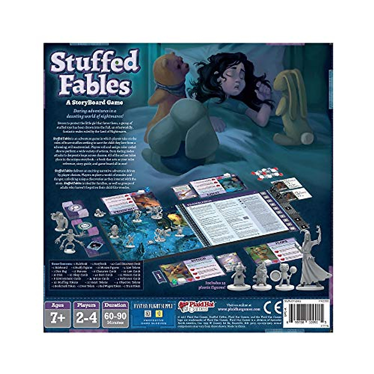 Stuffed Fables Board Game | Storybook Adventure,Strategy Game | Fun Family Game for Adults and Kids | Ages 7+ | 2-4 Players | Average Playtime 60-90 Minutes | Made by Plaid Hat Games
