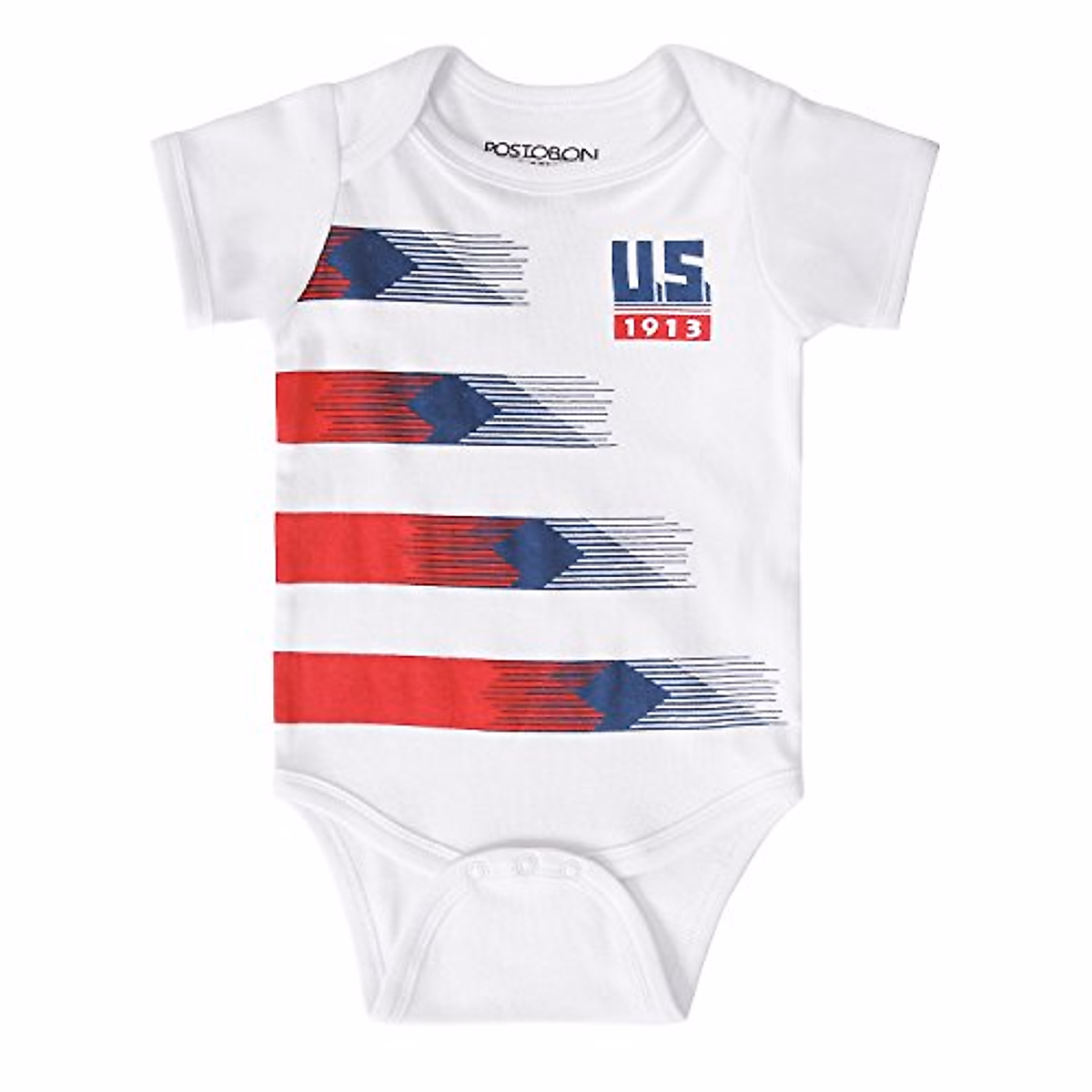 Postobon Newborn Baby US Unique Soccer Bodusuits Onesies, White, 0-6 mos…