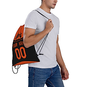INAOO Drawstring Bags Baltimore Personalized Backpack Gifts for Men Women