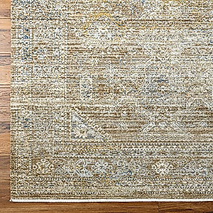 Livabliss x Becki Owens Margaret Traditional Washable Outdoor Area Rug, 5'3" x 7'10", Taupe/Brown